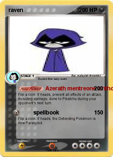 Pokémon raven 431 431 - Azerath mentreone zinthons - My Pokemon Card