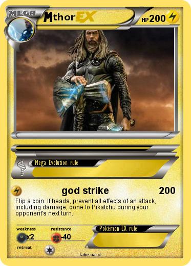 Pokémon thor 936 936 - god strike - My Pokemon Card