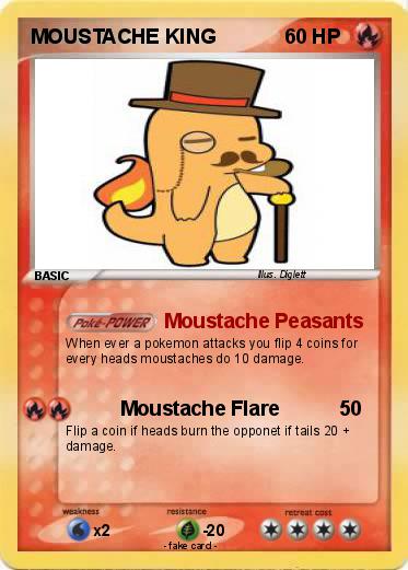 Pokémon MOUSTACHE KING - Moustache Peasants - My Pokemon Card
