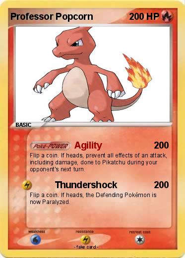 Pokémon Professor Popcorn - Agility - My Pokemon Card