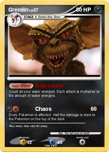 Pokémon Gremlin 79 79 - Reproduce - My Pokemon Card