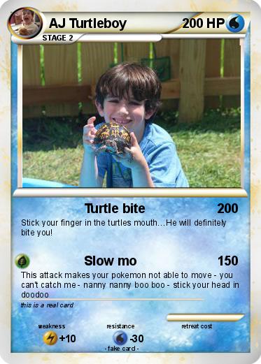 Pokémon AJ Turtleboy - Turtle bite - My Pokemon Card