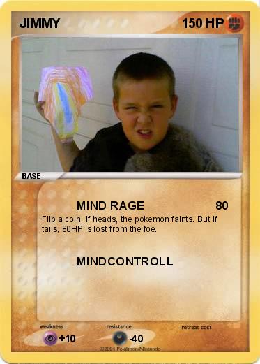 Pokémon JIMMY 6 6 - MIND RAGE - My Pokemon Card