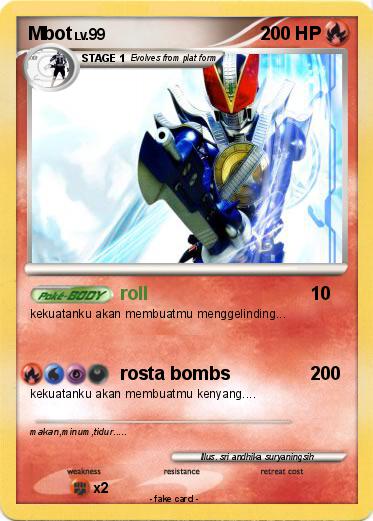 Pokémon Mbot - roll - My Pokemon Card