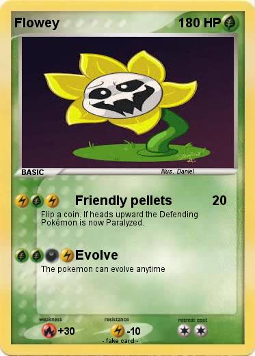 Pokémon Flowey 354 354 - Friendly pellets - My Pokemon Card