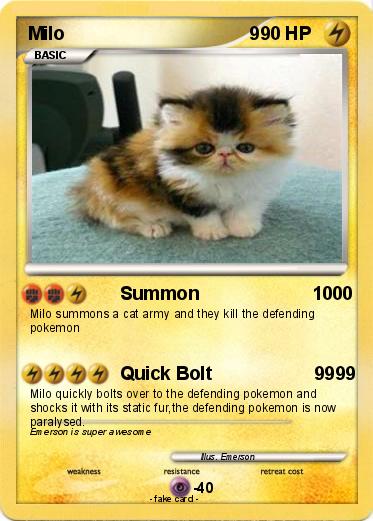 Pokémon Milo 9 1 1 - Summon 1000 - My Pokemon Card