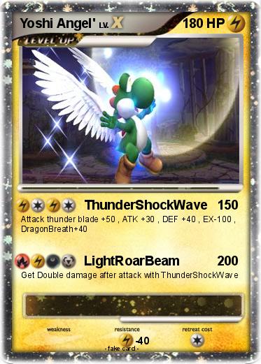 Pokémon Yoshi Angel 1 1 - ThunderShockWave - My Pokemon Card