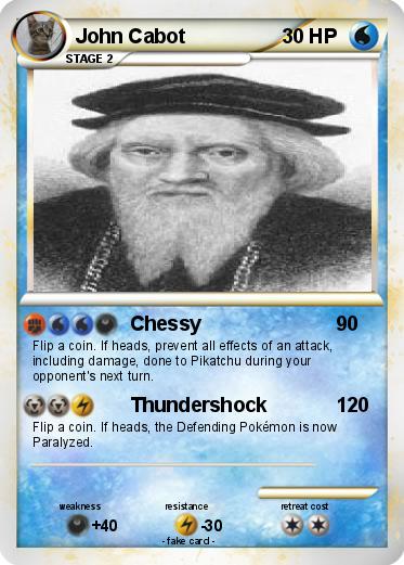 Pokémon John Cabot 30 30 - Chessy - My Pokemon Card