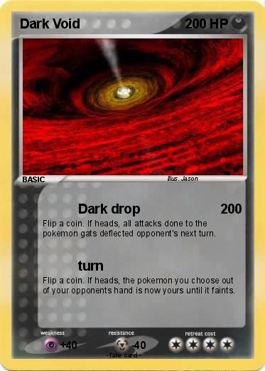 Pokémon Dark Void 20 20 - Dark drop - My Pokemon Card