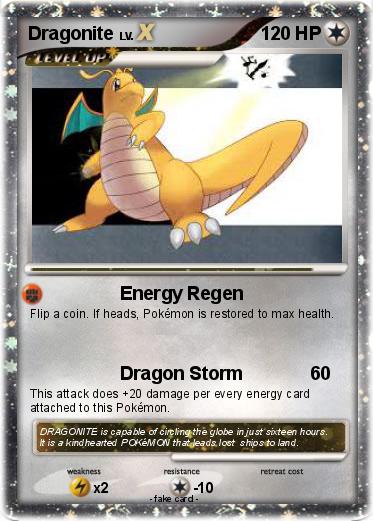 Pokémon Dragonite 670 670 - Energy Regen - My Pokemon Card
