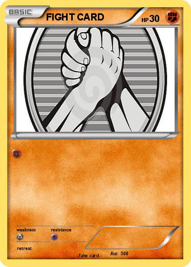 Pokémon FIGHT CARD - Mi carta pokémon