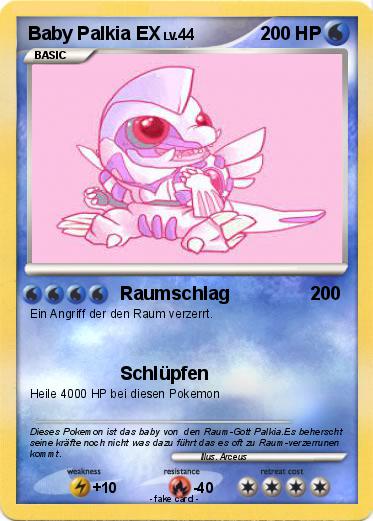 Pokémon Baby Palkia EX - Raumschlag - My Pokemon Card