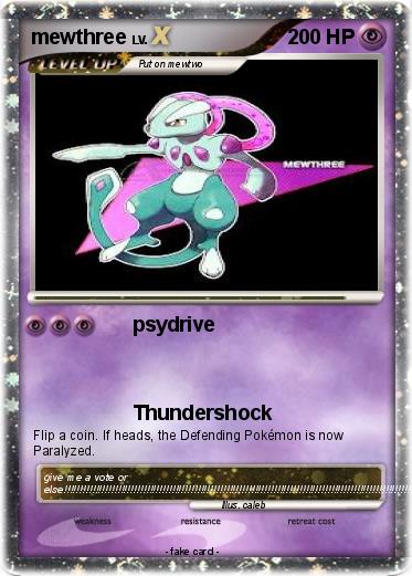 Pokémon mewthree 779 779 - psydrive - My Pokemon Card
