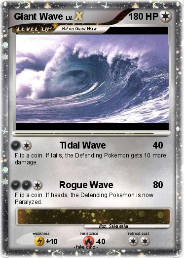Pokémon Giant Wave 3 3 - Tidal Wave - My Pokemon Card