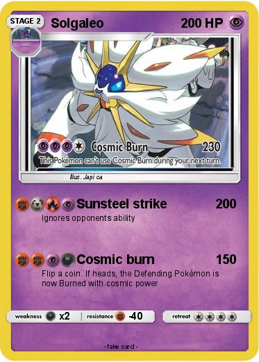 Pokémon Solgaleo 899 899 - Sunsteel strike - My Pokemon Card