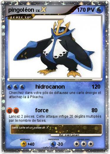 Pokémon pingoleon 510 510 - hidrocanon - Ma carte Pokémon