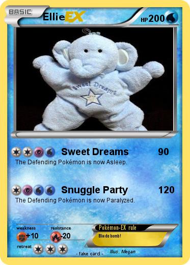 Pokémon Ellie 170 170 - Sweet Dreams - My Pokemon Card