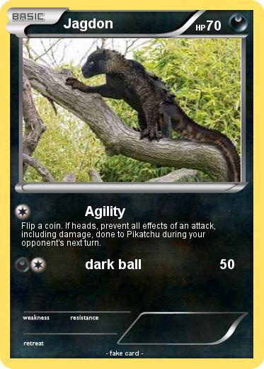 Pokémon Jagdon - Agility - My Pokemon Card