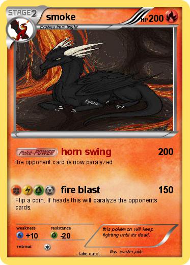 Pokémon smoke 151 151 - horn swing - My Pokemon Card