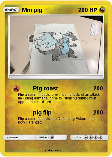 Pokémon Mm pig - Pig roast - My Pokemon Card