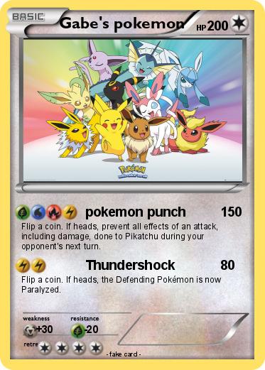 Pokémon Gabe s pokemon - pokemon punch - My Pokemon Card