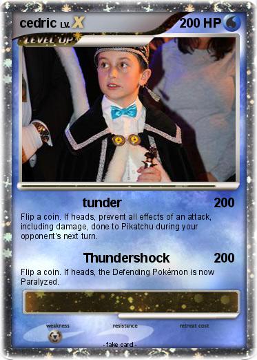 Pokémon cedric 186 186 - tunder - My Pokemon Card