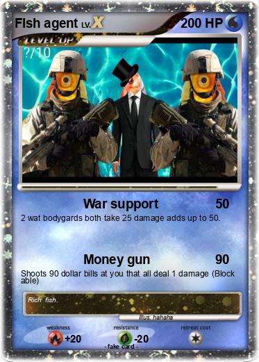 Pokémon FIsh agent - War support - My Pokemon Card