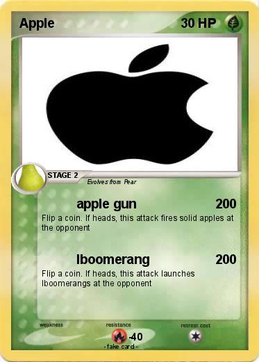 Pokémon Apple 889 889 - apple gun - My Pokemon Card
