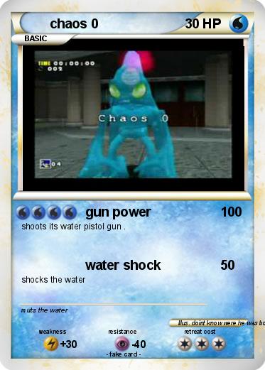 Pokémon chaos 669 669 - gun power - My Pokemon Card