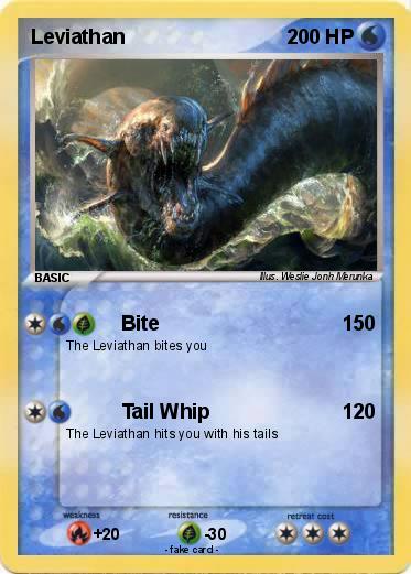 Pokémon Leviathan 190 190 - Bite - My Pokemon Card