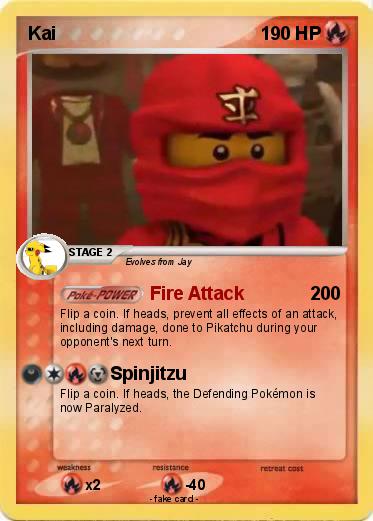 Pokémon Kai 992 992 - Fire Attack - My Pokemon Card