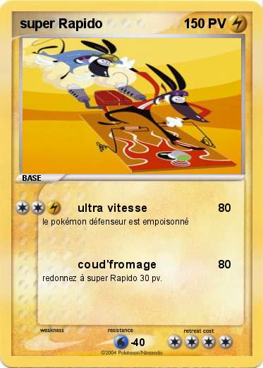Pokémon super Rapido - ultra vitesse - Ma carte Pokémon