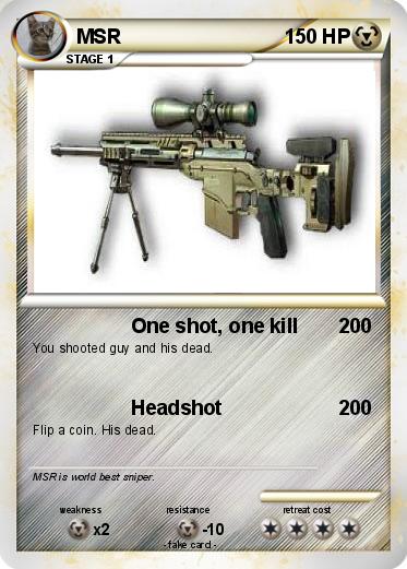 Pokémon MSR 4 4 - One shot, one kill - My Pokemon Card