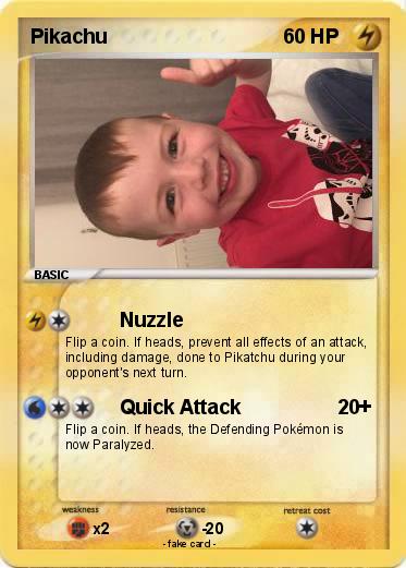 Pokémon Pikachu 16838 16838 - Nuzzle - My Pokemon Card