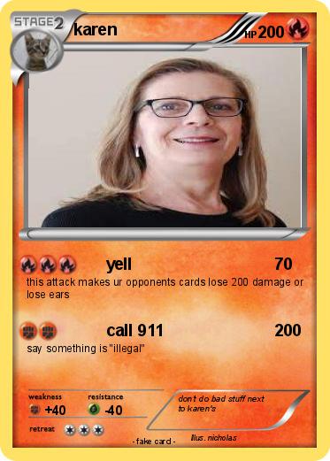 Pokémon karen 167 167 - yell - My Pokemon Card