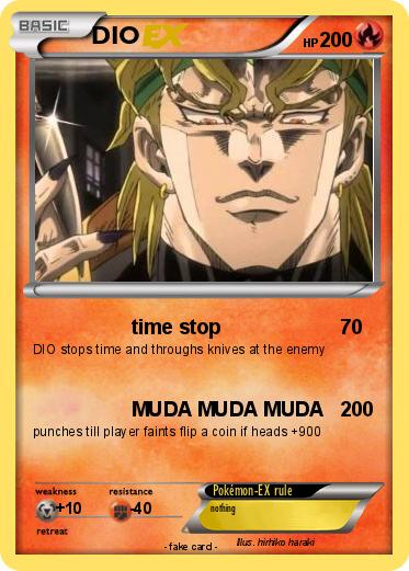 Pokémon DIO 215 215 - time stop - My Pokemon Card