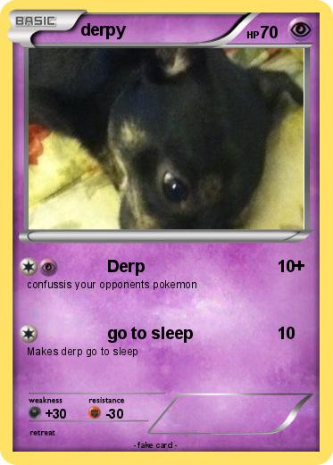 Pokémon derpy 676 676 - Derp - My Pokemon Card