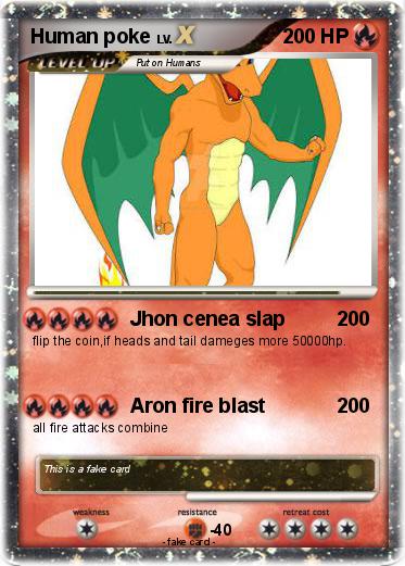 Pokémon Human poke - Jhon cenea slap - My Pokemon Card