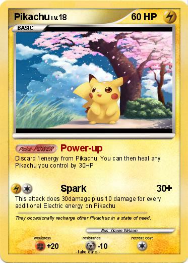 Pokémon Pikachu 9266 9266 - Power-up - My Pokemon Card