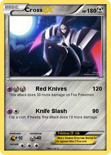 Pokémon Cross 159 159 - Red Knives - My Pokemon Card