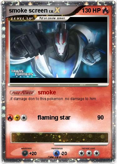 Pokémon smoke screen 1 1 - smoke - My Pokemon Card