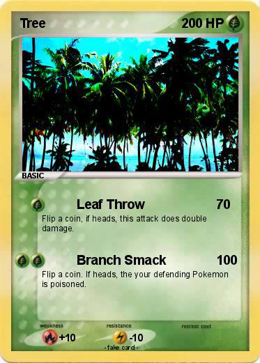 Pokémon Tree 938 938 - Leaf Throw - My Pokemon Card