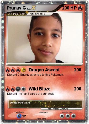 Pokémon Pranav G 1 1 - Dragon Ascent - My Pokemon Card