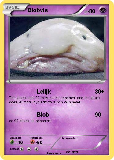 Pokémon Blobvis 17 17 - Lelijk - My Pokemon Card
