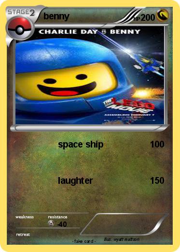 Pokémon benny 100 100 - space ship - My Pokemon Card