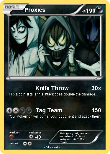 Pokémon Proxies - Knife Throw - My Pokemon Card
