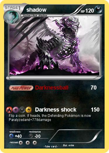Pokémon shadow 12140 12140 - Darknessball - My Pokemon Card