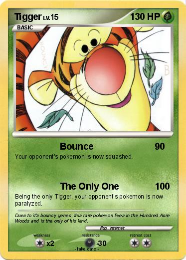 Pokémon Tigger 75 75 - Bounce - My Pokemon Card