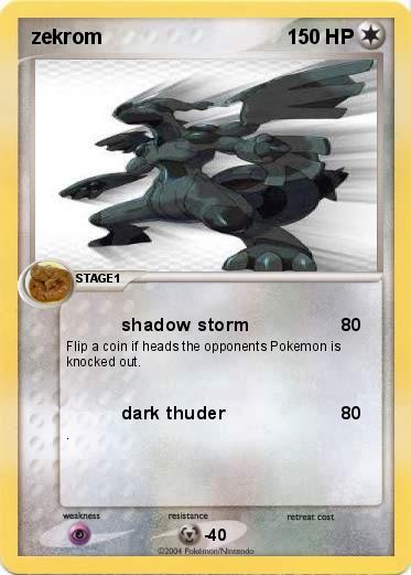 Pokémon zekrom 49 49 - shadow storm - My Pokemon Card