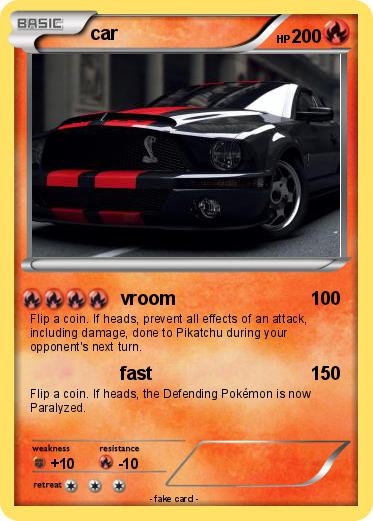 Pokémon car 419 419 - vroom - My Pokemon Card